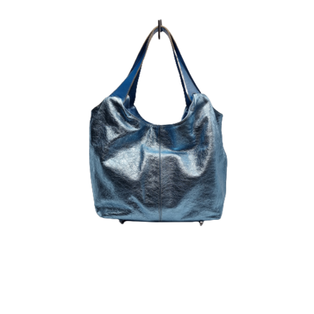 Geanta de dama, turcoaz din piele 40x30x10 cm - eMAG.ro