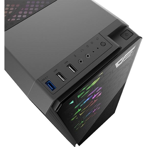 Carcasa pentru computer darkFlash Water Square 5, Middle Tower, ATX ...