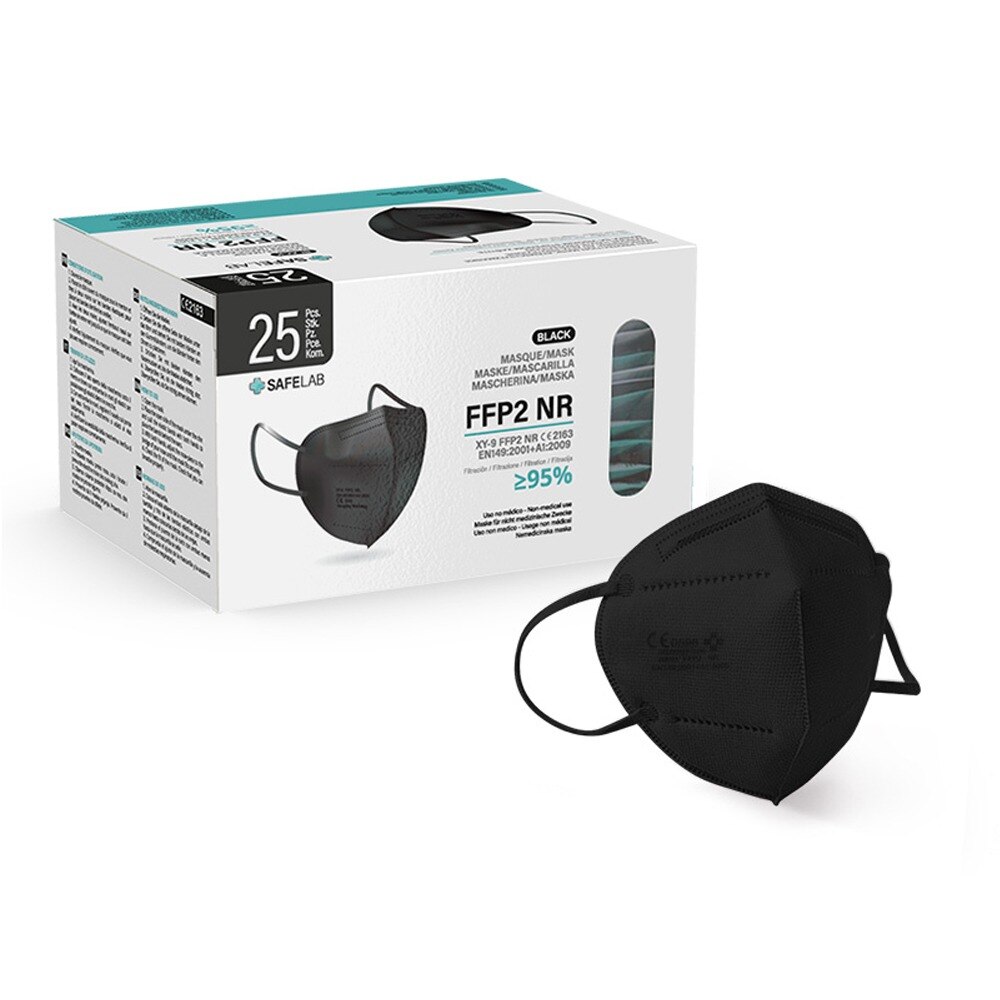 Set 25 buc Masti negre FFP2 - eMAG.ro
