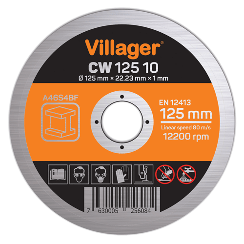Disc taiere metal CW 12510 125 x 1.0 mm, Villager VL023770 - eMAG.ro