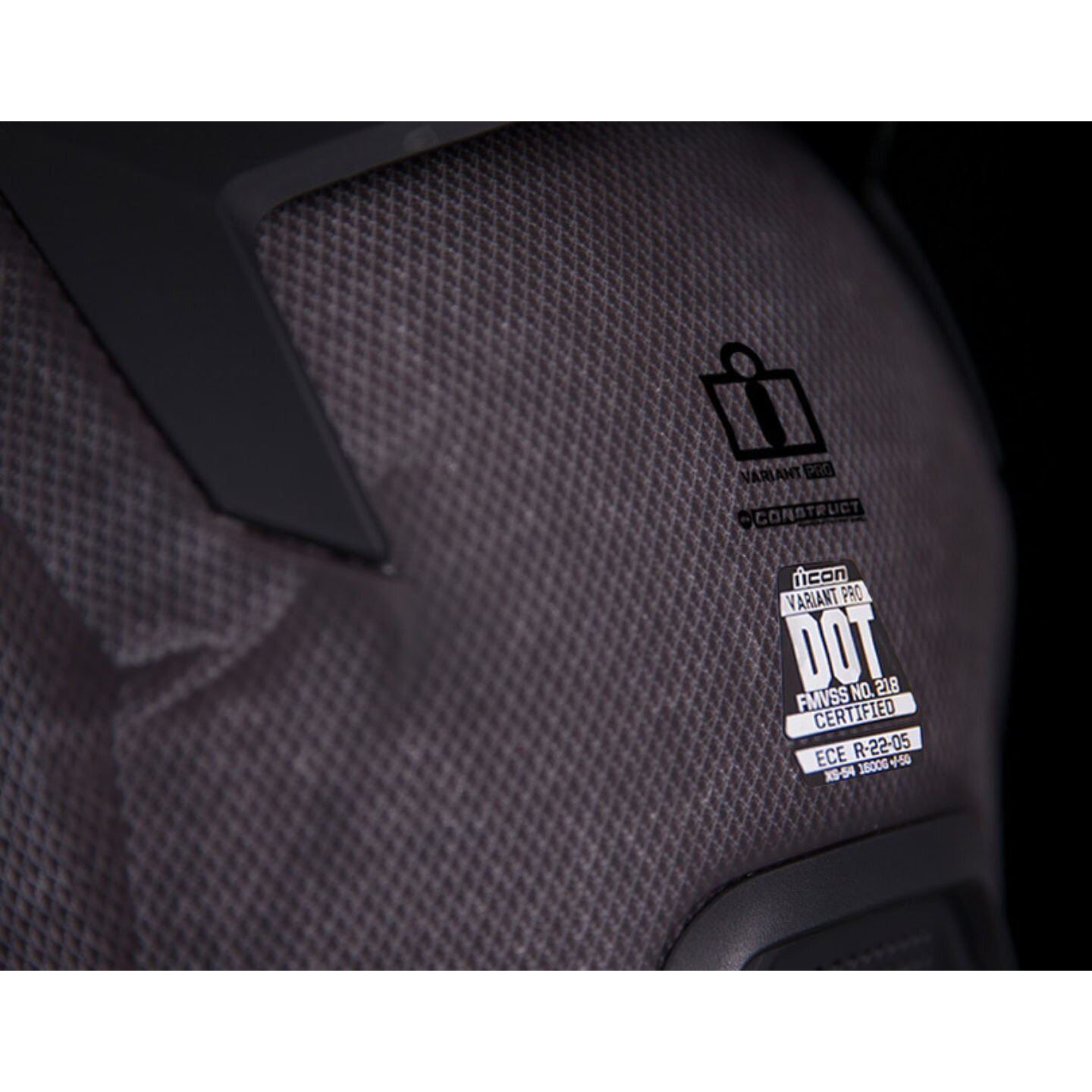 Casca moto Icon Variant Pro Construct, Negru, S - eMAG.ro