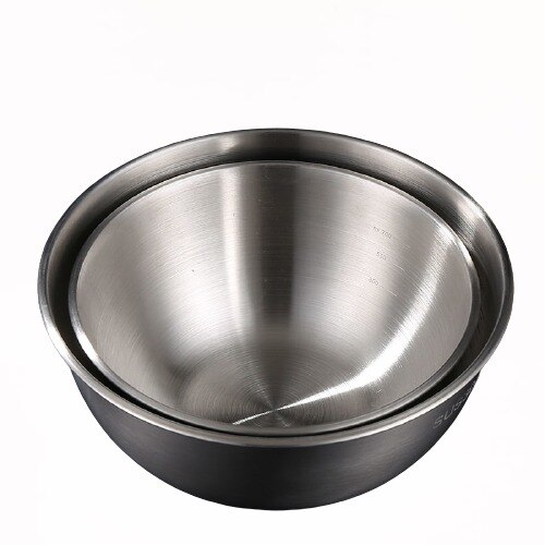 Set 2 boluri multifunctionale pentru gatit, Inox, Argintiu - eMAG.ro