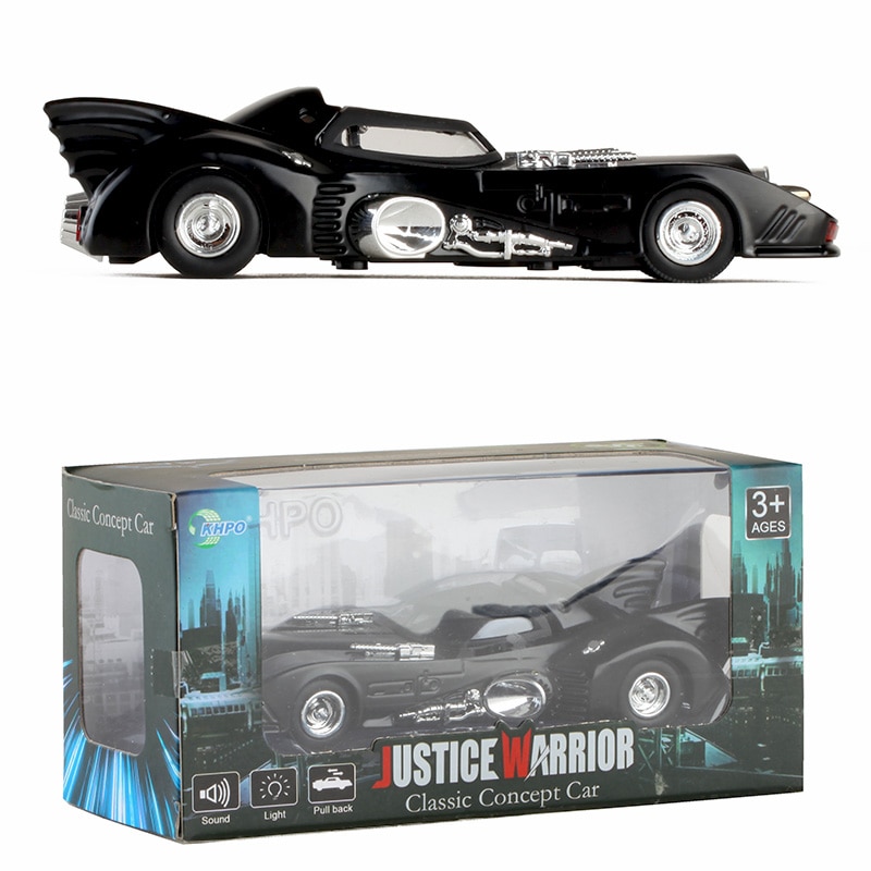 Masina Batman cu sunet si lumini, Metal, Negru - eMAG.ro