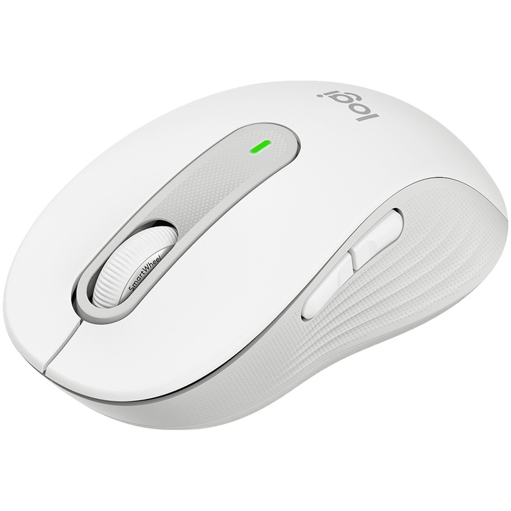 Mouse wireless, Logitech, Signature M650, Alb - eMAG.ro
