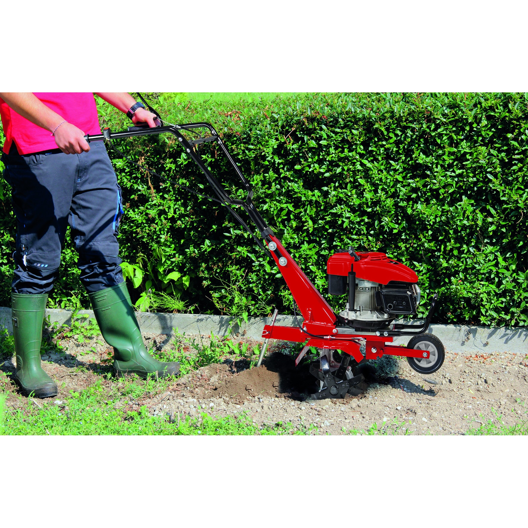 Motosapa pe benzina Einhell GC-MT 2536, putere 3.3 CP, 2.5 KW, 150 CC ...