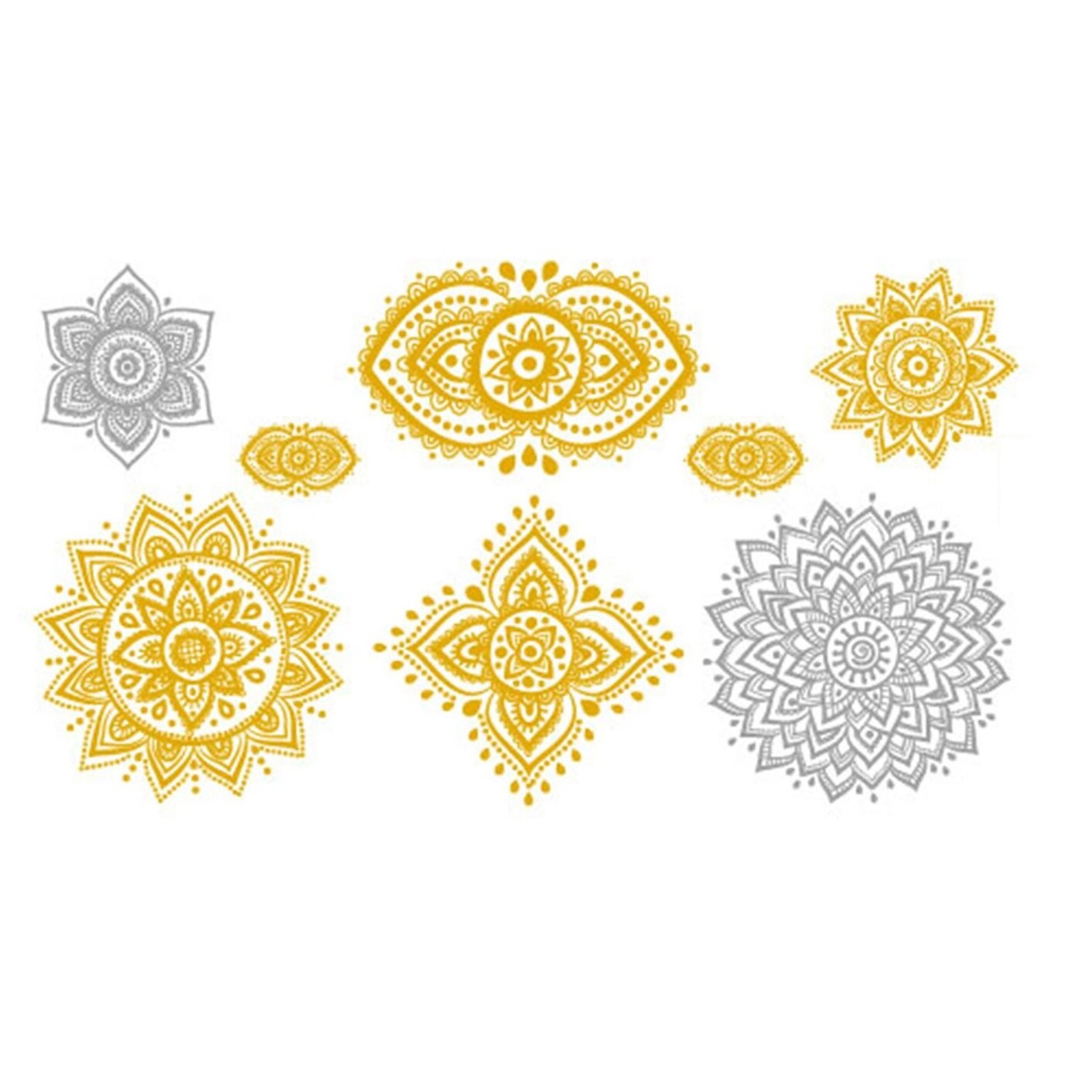 Tatuaj Temporar, 10x6 cm, 'Antic Metal', pentru aplicare pe Corp ...