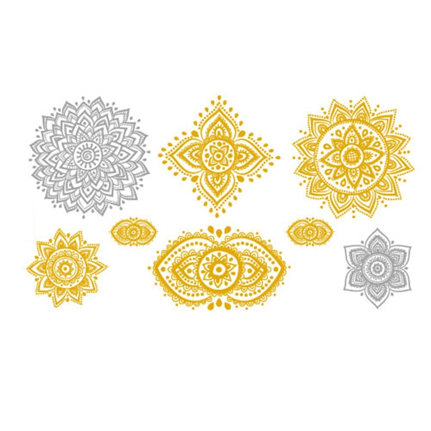 Tatuaj Temporar, 10x6 cm, 'Antic Metal', pentru aplicare pe Corp ...