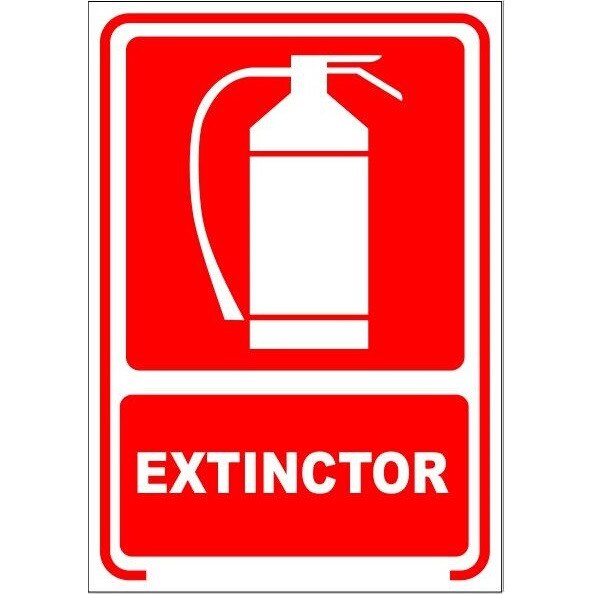 Indicator extinctor, PVC 3mm, 20x30 cm - eMAG.ro