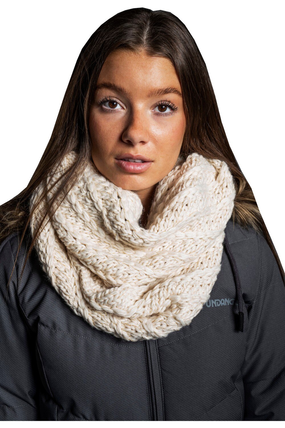 Fular pentru dama, Fundango GLEN Scarf, Alb - eMAG.ro