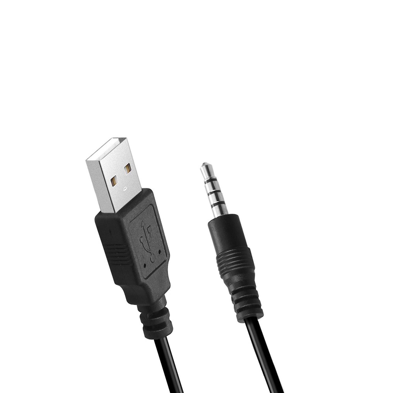 Cablu Alimentare USB to Jack 3.5mm, pentru incarcare, negru - eMAG.ro