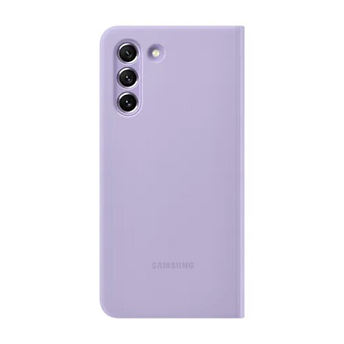 Защитен калъф Samsung Smart Clear View Cover, За Galaxy S21 FE (G990), Lavender - eMAG.bg