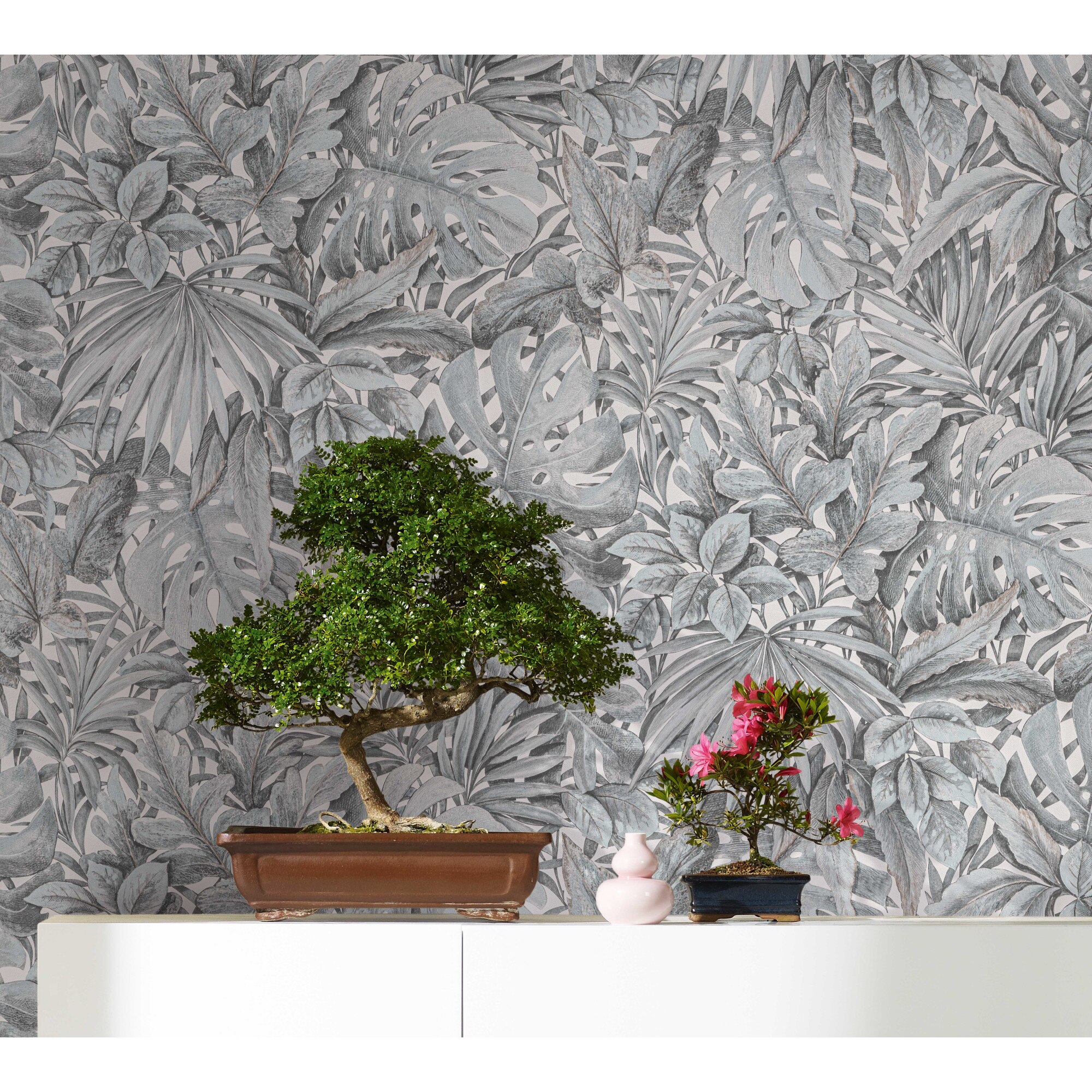 Tapet Botanic exclusiv, model frunze, extralavabil,33306 dimensiune ...