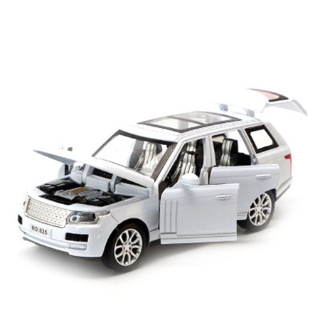 Masina Range Rover, Metal, Alb - eMAG.ro