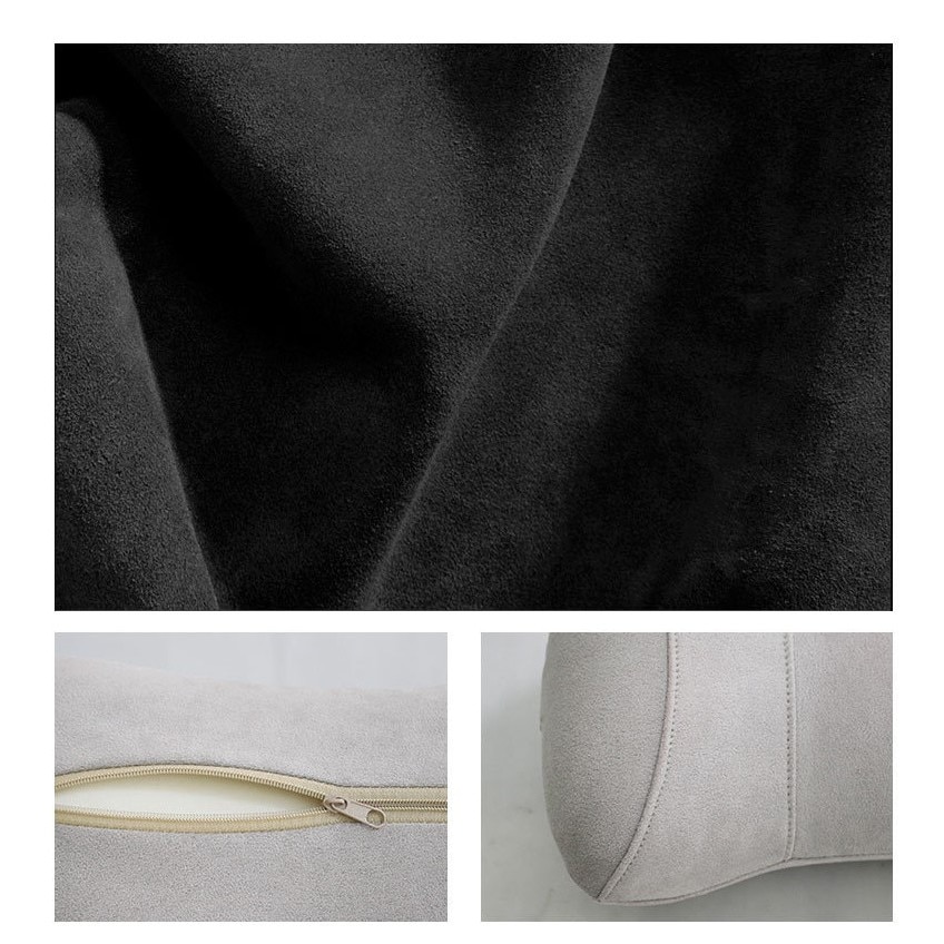 Perna auto tetiera, Tesla, 19x33 cm, Gri - eMAG.ro