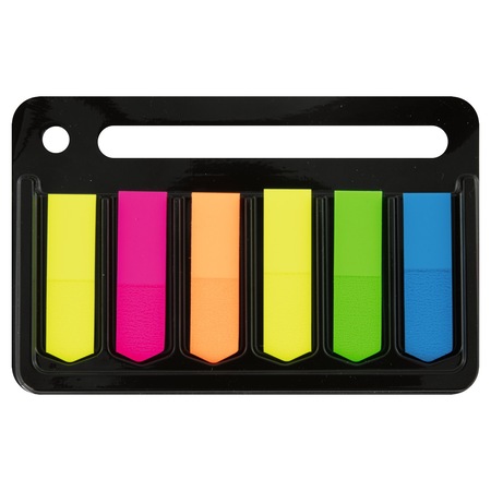 Index autoadeziv din plastic multicolor Stylex 12x45 mm, 120 file - eMAG.ro