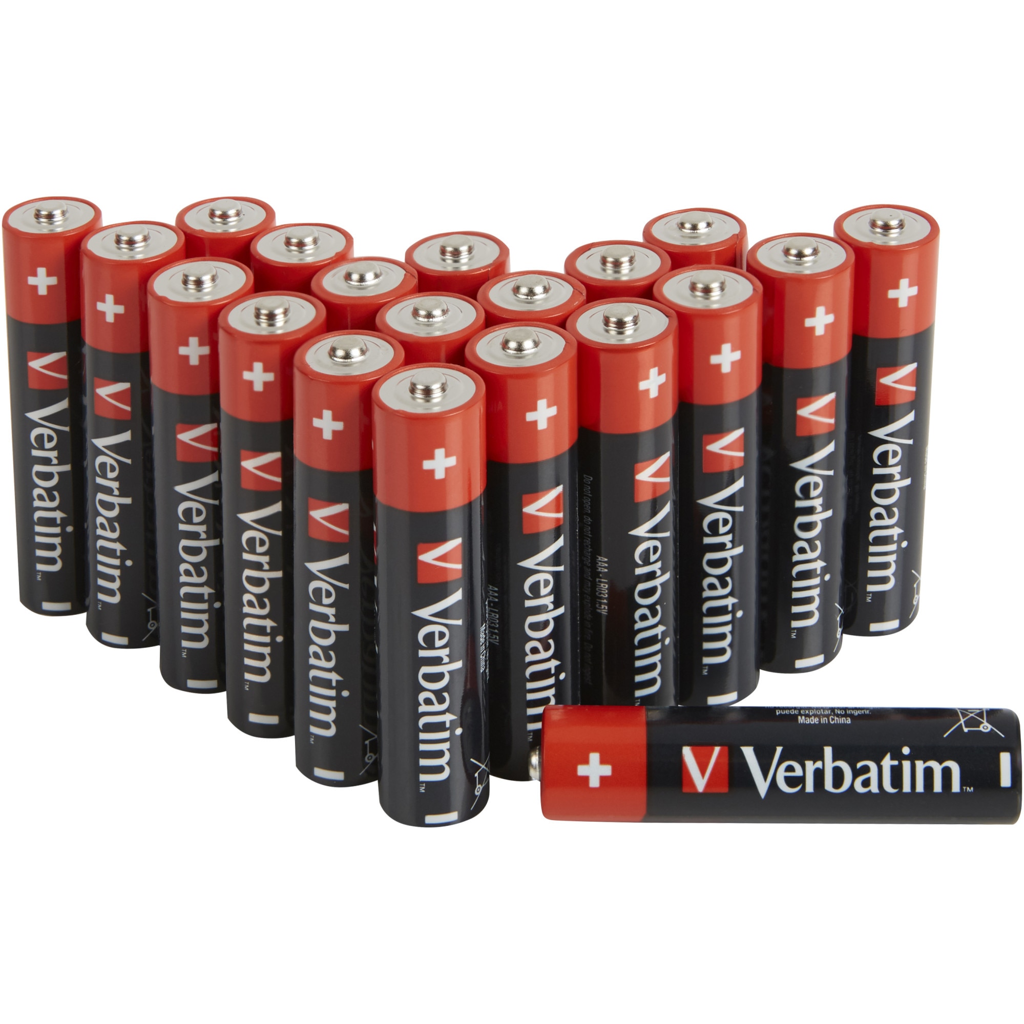 Baterii Verbatim, Alkaline, AAA, 20 buc - eMAG.ro