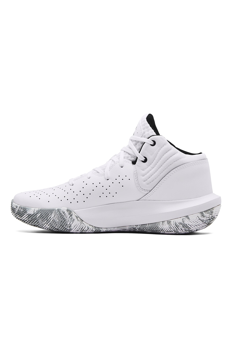 Under Armour, Pantofi unisex cu garnituri de piele pentru baschet Jet ...
