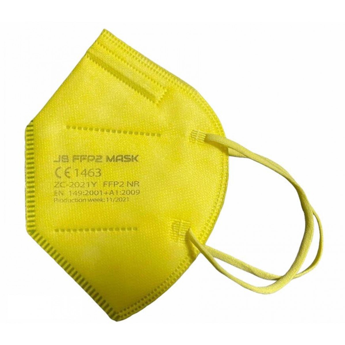 Set 10 buc Masca Protectie 5 Straturi FFP2, Galben, JB - eMAG.ro