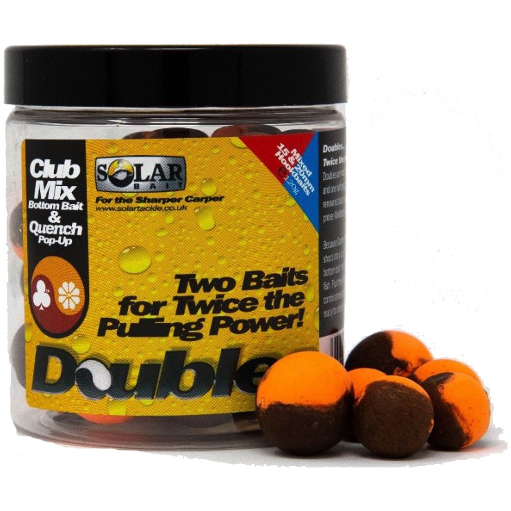 Double Hook Critical Balanced Solar Tackle Club Mix & Quench bojlik 15 ...