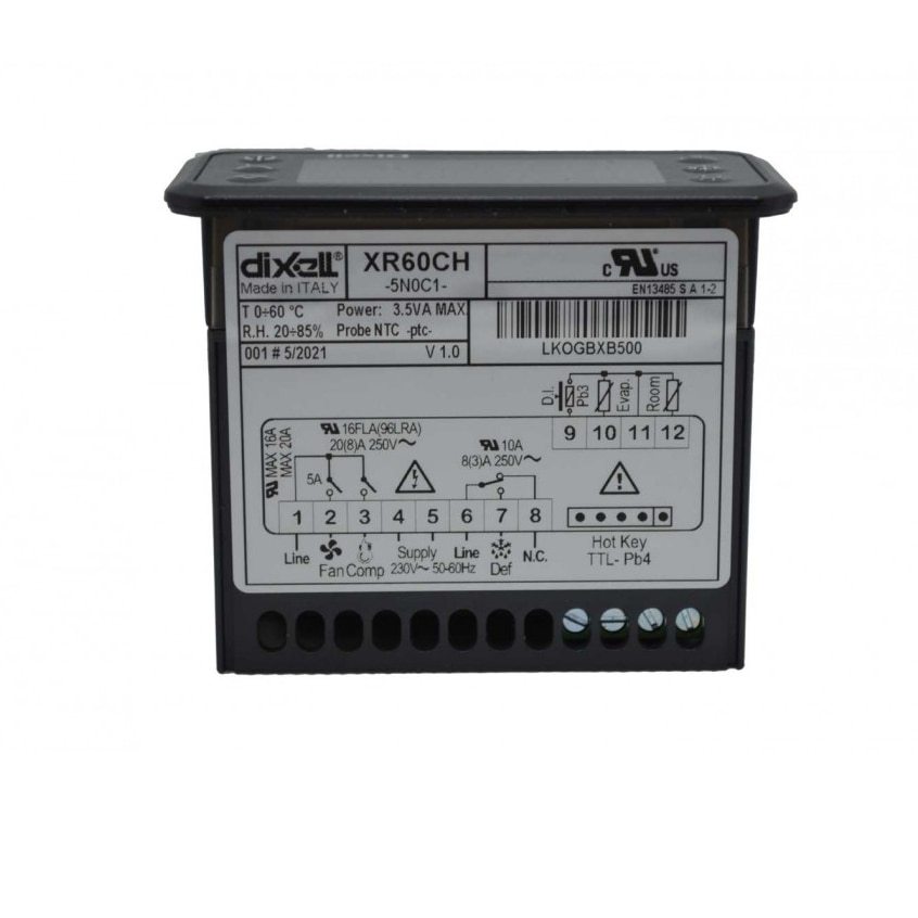 Controler Termostat electronic DIXELL, XR60CH-5N0C1, 230 V, 20A - eMAG.ro