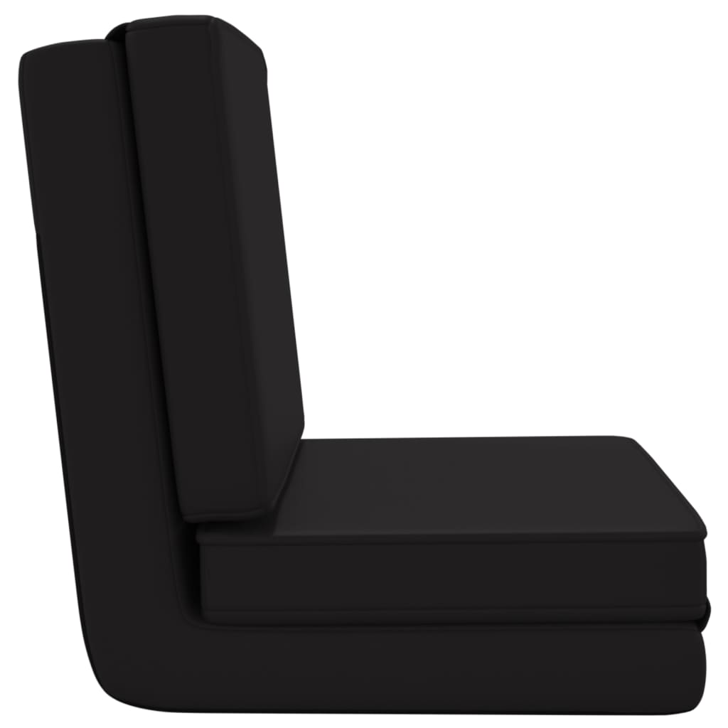 Scaun de podea pliabil vidaXL, Piele artificiala, 70 x 55 x 57 cm ...