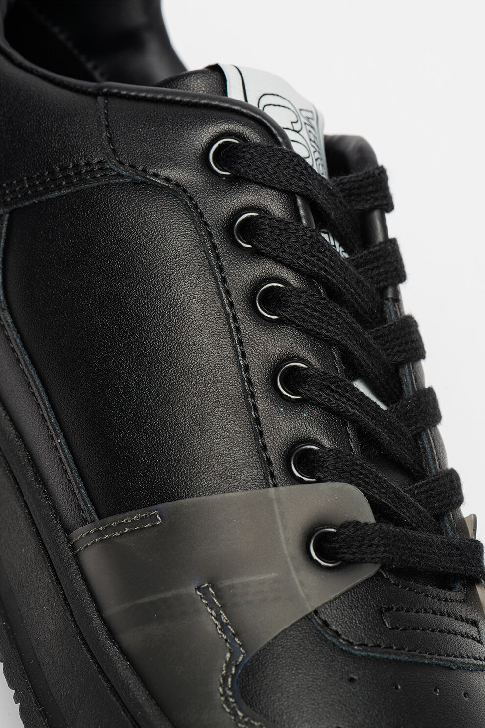 Versace Jeans Couture, Pantofi sport din piele si piele ecologica ...