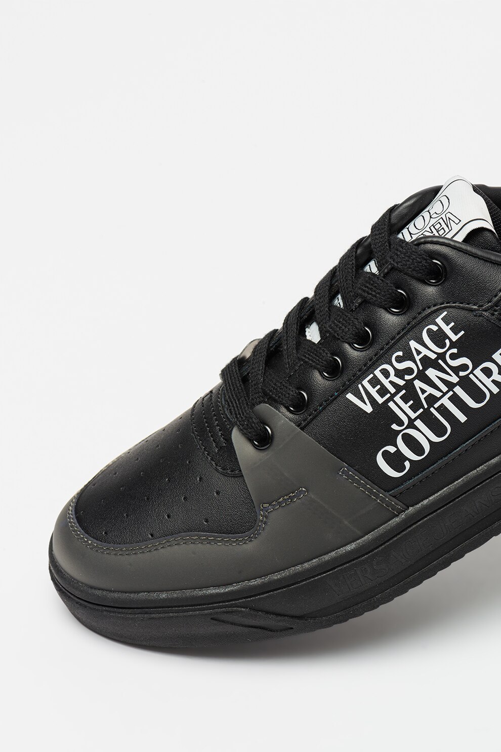 Versace Jeans Couture, Pantofi sport din piele si piele ecologica ...