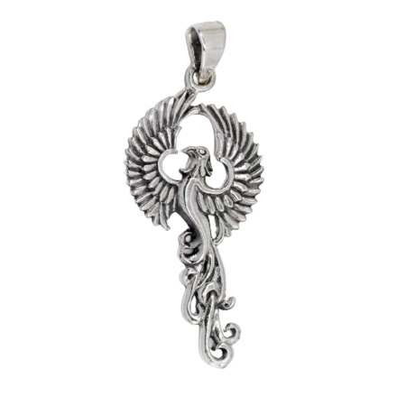 Pandantiv Simbolic Argint, Unisex, Phoenix Bird - eMAG.ro