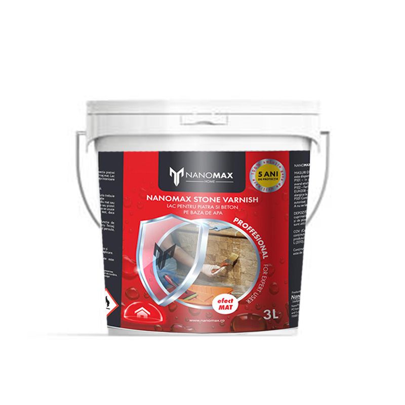 Lac Piatra / Beton / Gresie, Impermeabilizant Nano, Efect Mat, NANOMAX ...
