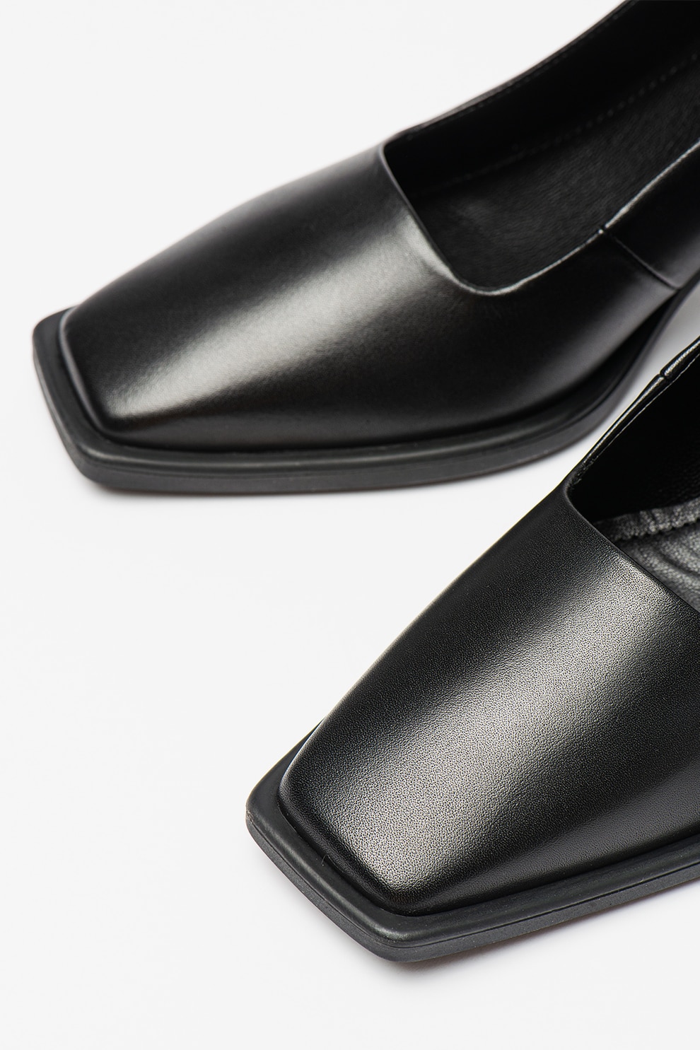 Vagabond Shoemakers, Pantofi de piele cu varf patrat Hedda, Negru, 40 ...
