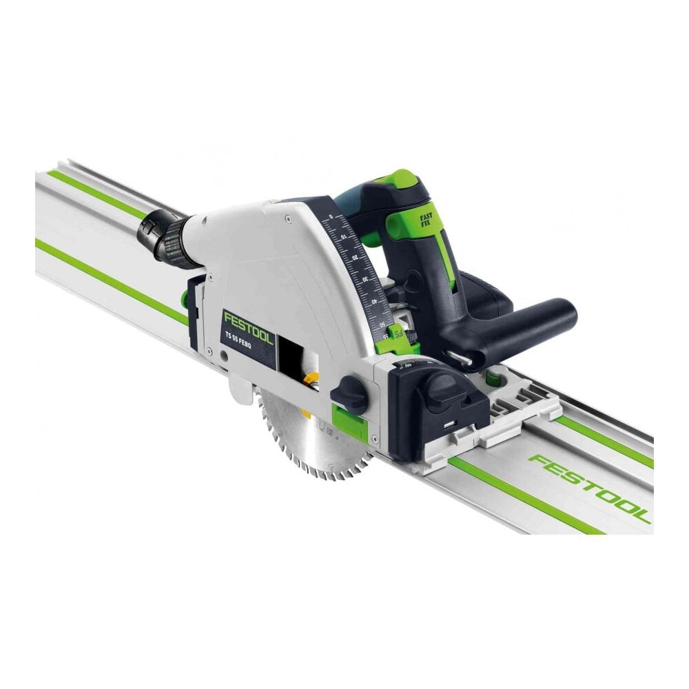 Fierastrau circular Festool TS 55 FEBQ Plus FS cu sina de ghidare ...