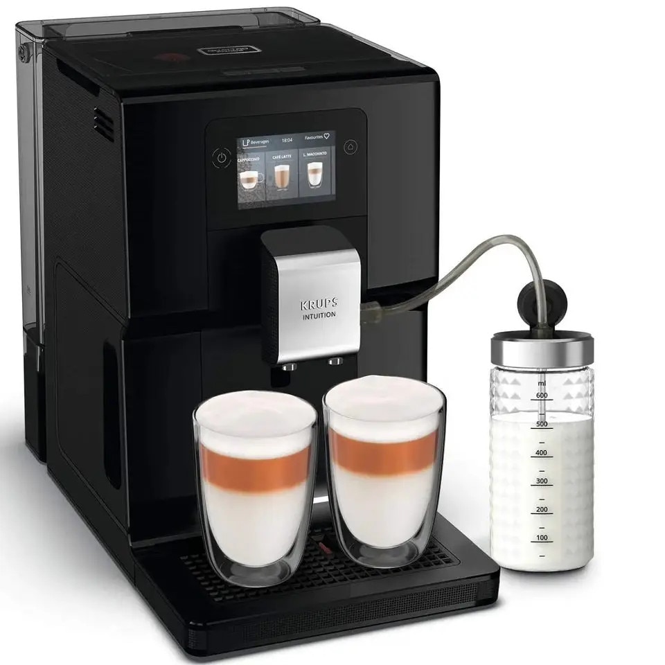 Espressor automat KRUPS Intuition EA873810, 3l, 1450W, 15 bar, Negru ...