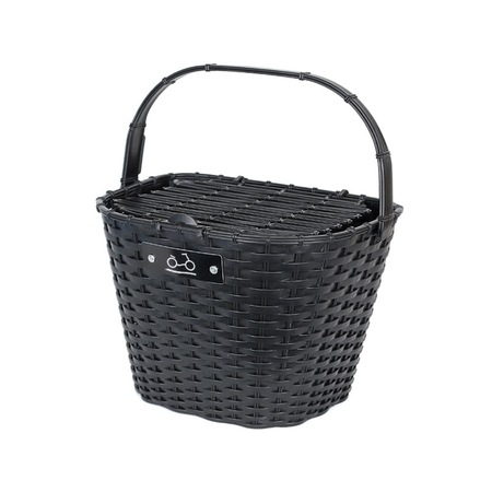 Cos fata bicicleta, Click, Plastic, Negru - eMAG.ro