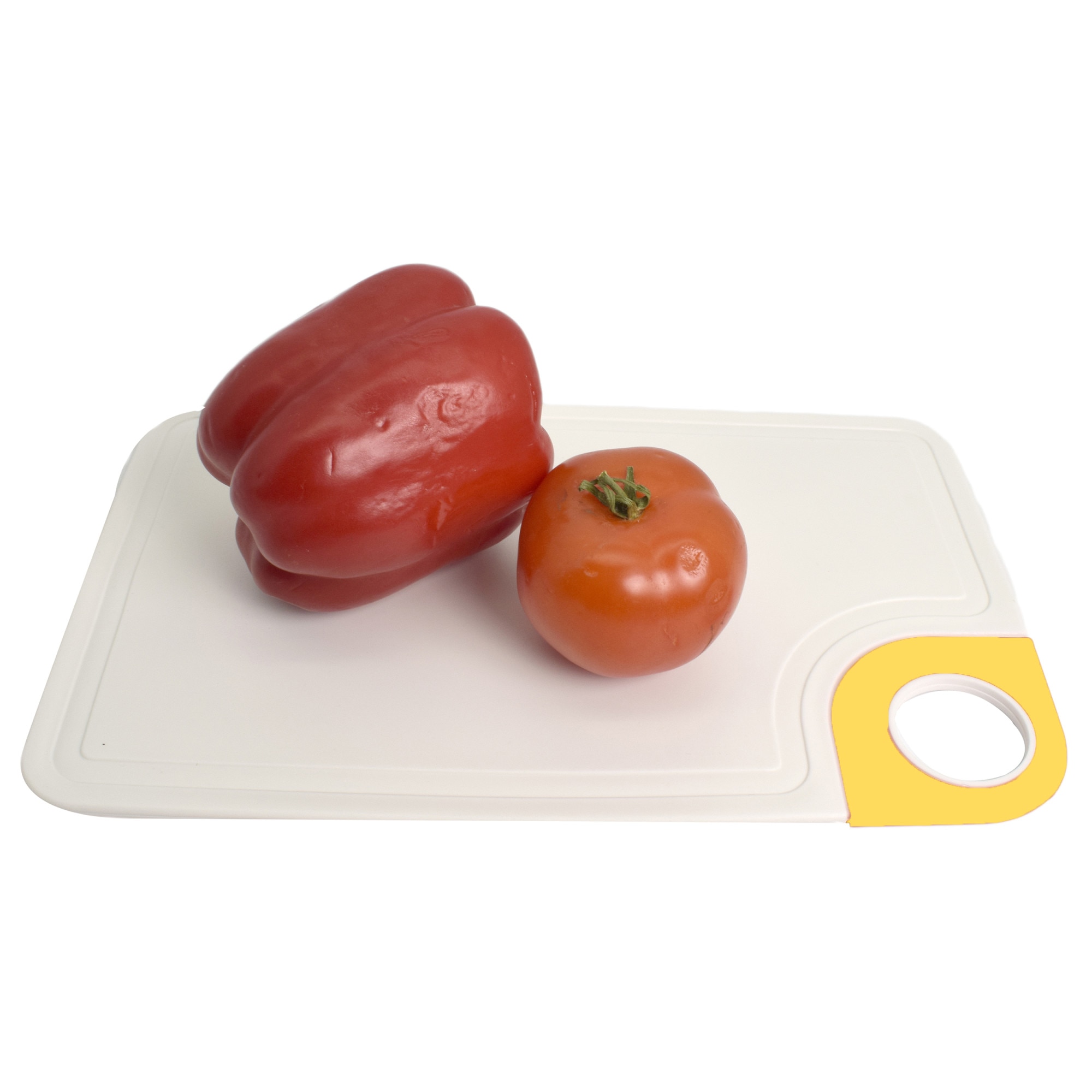 Tocator din plastic, Elegance, 23 x 15 cm, galben - eMAG.ro