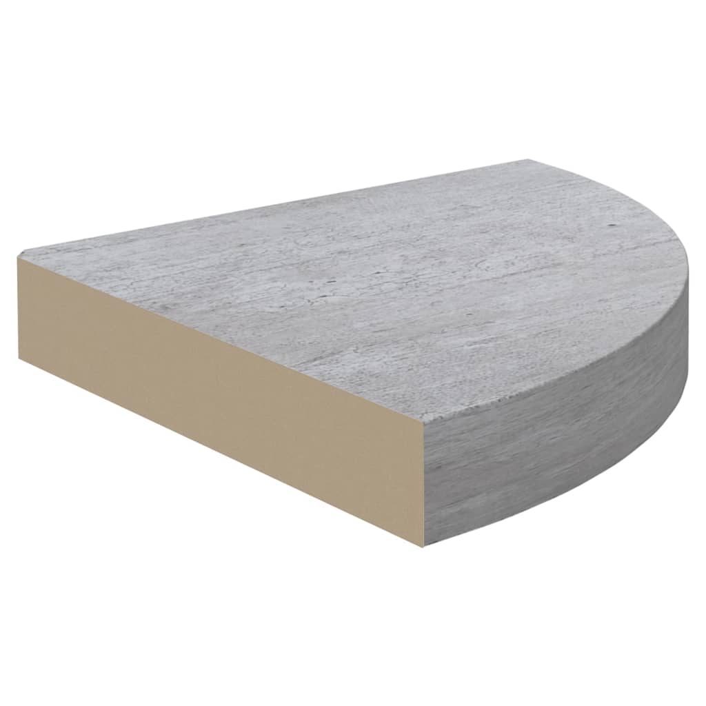 Raft coltar Zakito Europe, MDF structura fagure, metal, gri beton ...