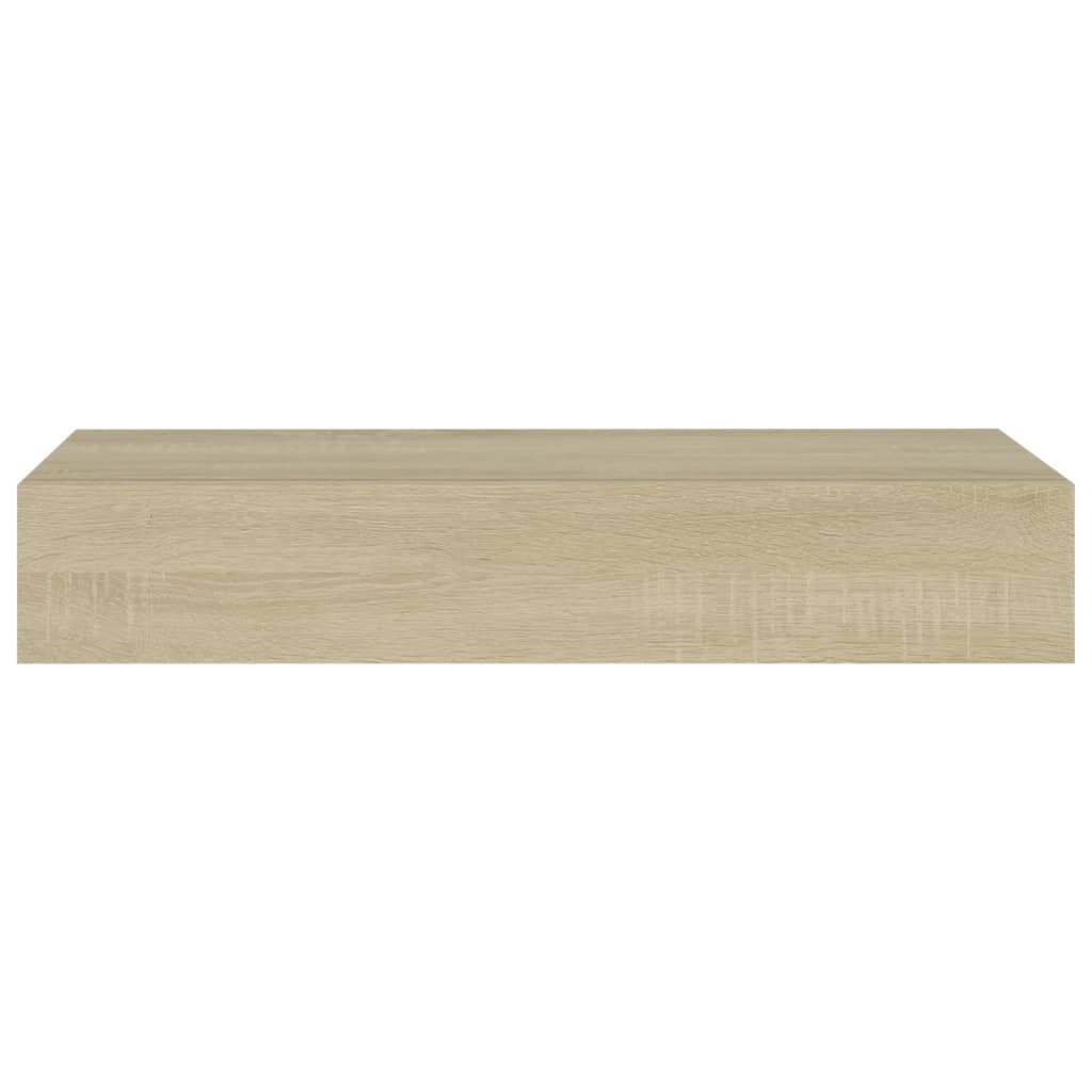 Raft suspendat cu sertar, Zakito Europe, MDF, 60x23,5x10 cm, Bej - eMAG.ro