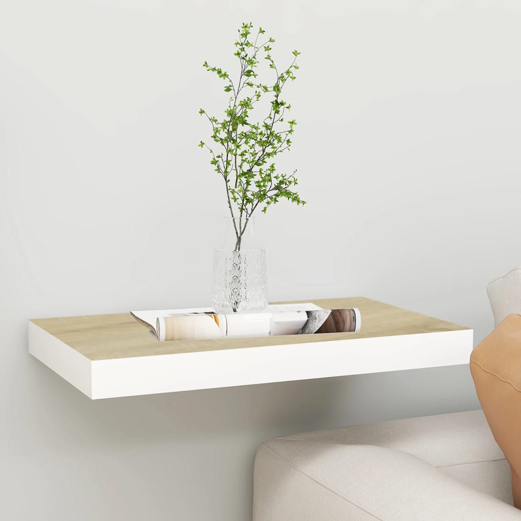 Raft perete Zakito Europe, MDF structura fagure, metal, 40x23x3,8cm ...