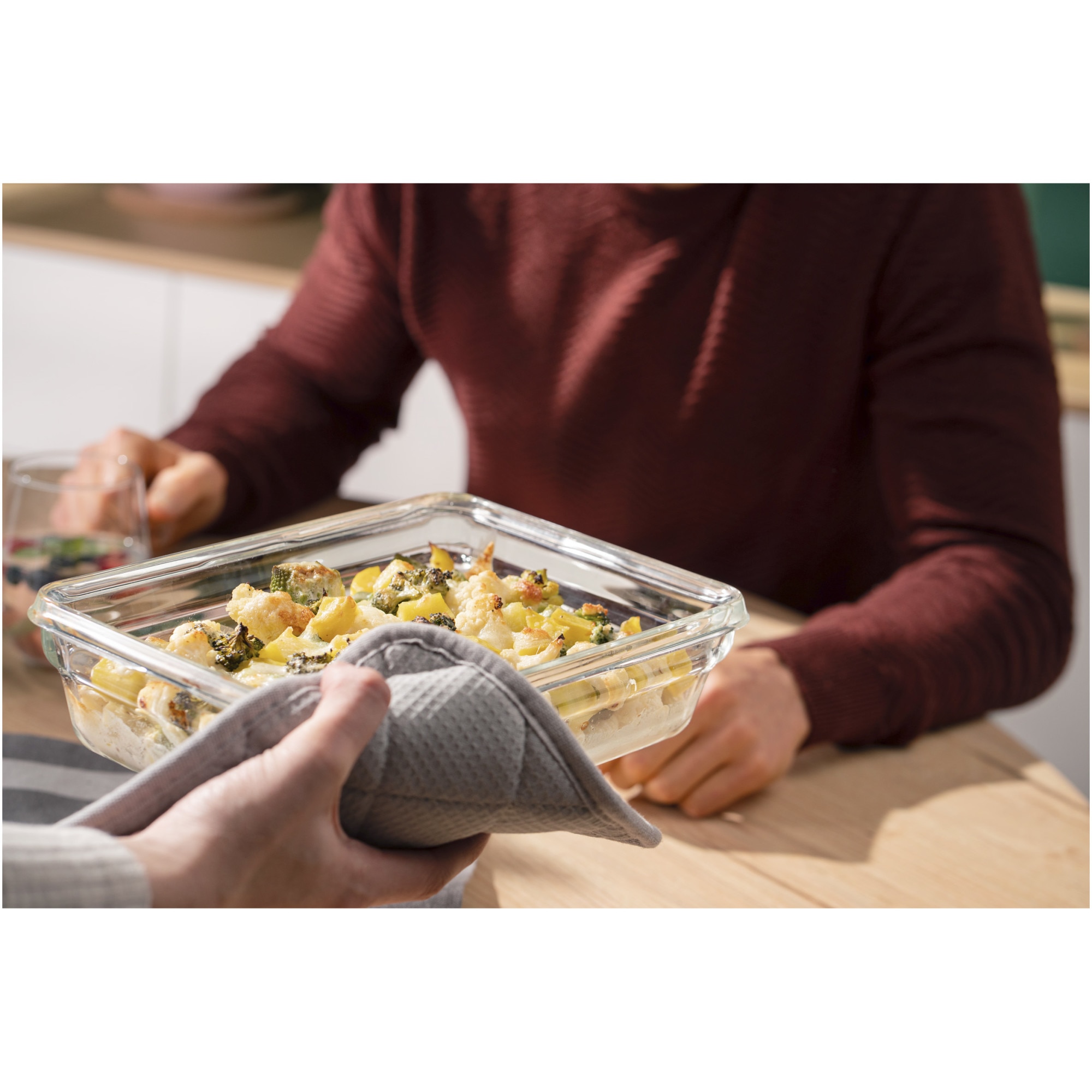 Cutie caserola alimente Tefal Masterseal, 1.3L, sticla, termorezistenta - eMAG.ro