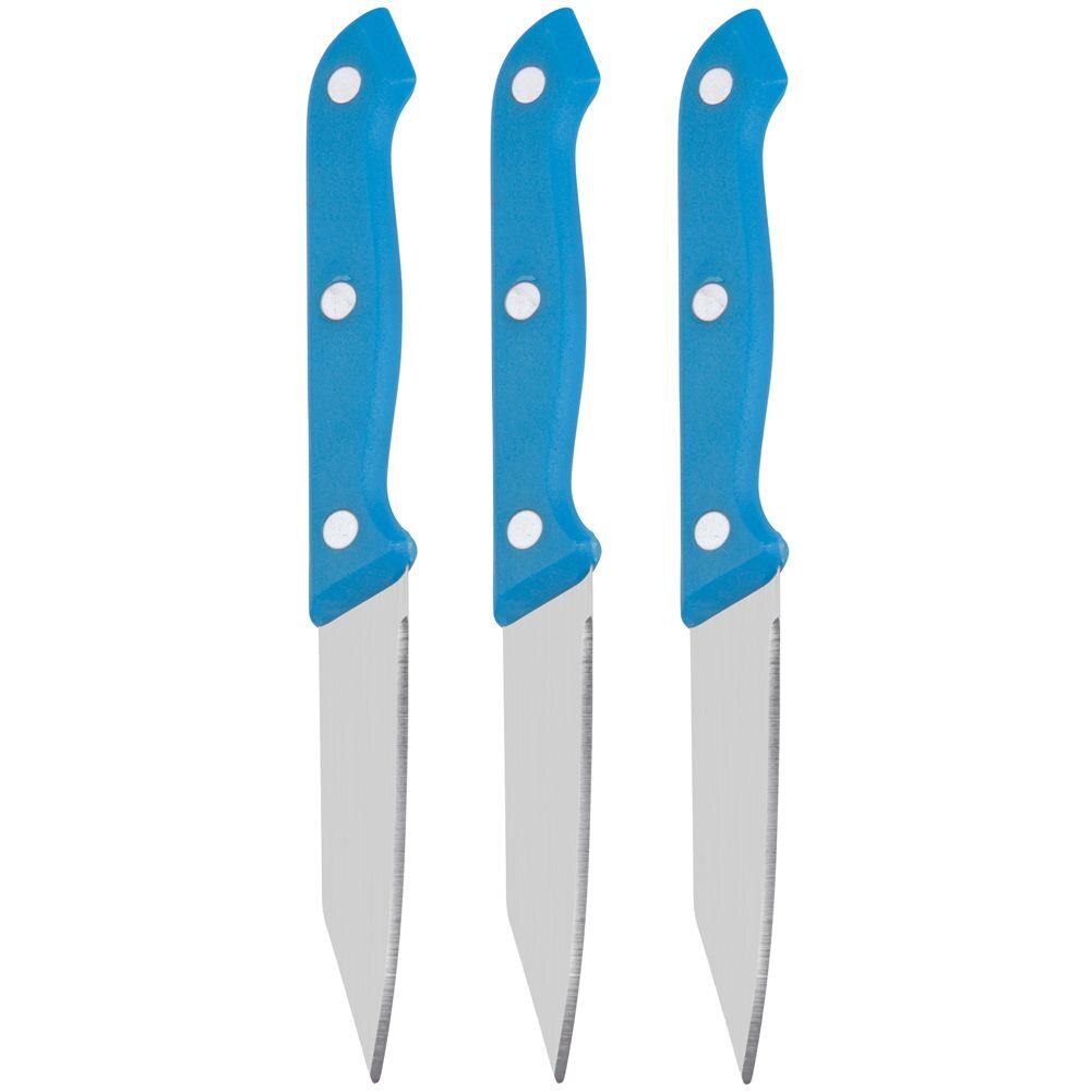 Set 3 cutite fructe Get-It, Inox, Multicolor, 18,5 cm - eMAG.ro