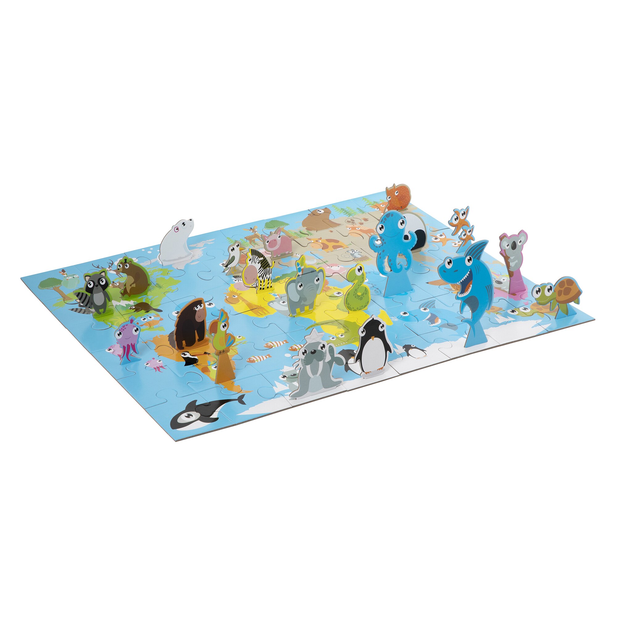 Puzzle Grafix 3D - Animale, 48 piese - eMAG.ro