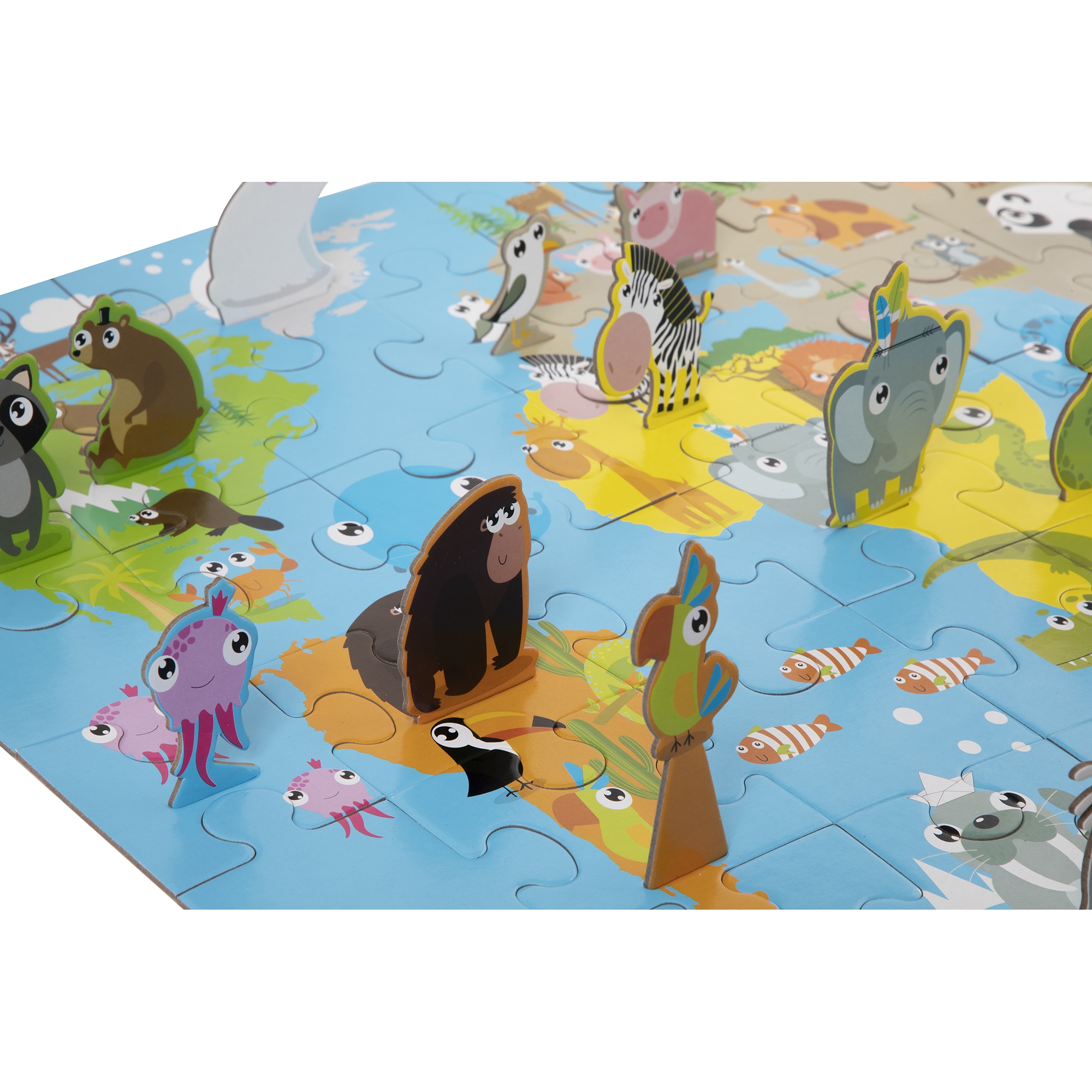 Puzzle Grafix 3D - Animale, 48 piese - eMAG.ro