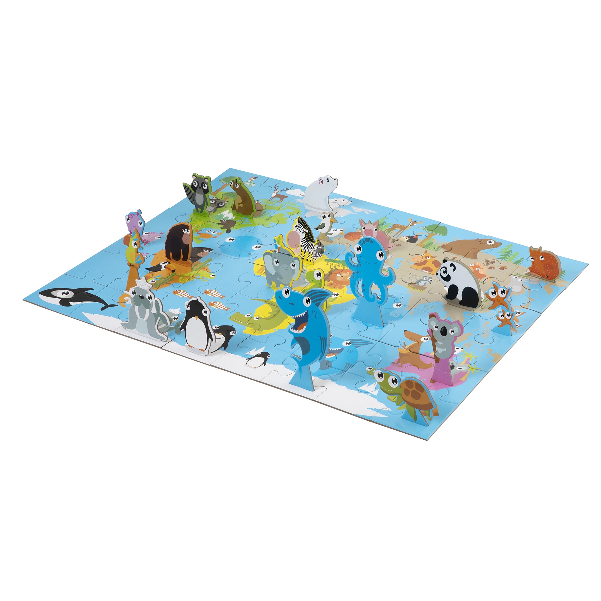 Puzzle Grafix 3D - Animale, 48 piese - eMAG.ro