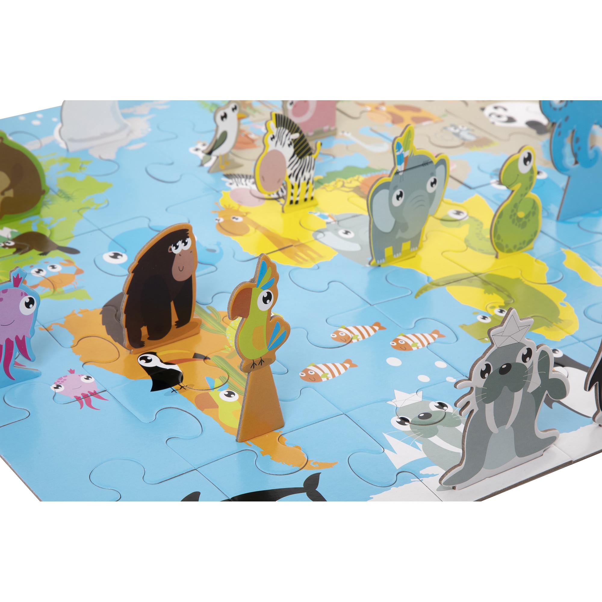 Puzzle Grafix 3D - Animale, 48 piese - eMAG.ro