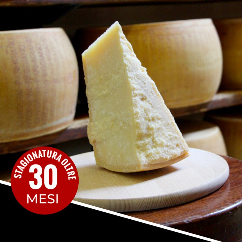Parmigiano Reggiano Red Cow Parmezán sajt, 30 hónap érlelésű, 250 g ...