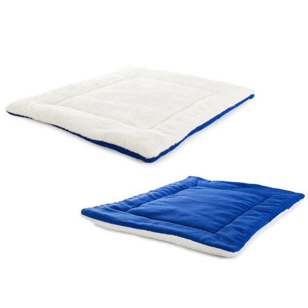 Covoras pentru caini, Hurtel, 70 x 53 cm, Alb/Albastru - eMAG.ro