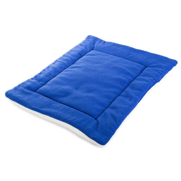 Covoras pentru caini, Hurtel, 70 x 53 cm, Alb/Albastru - eMAG.ro