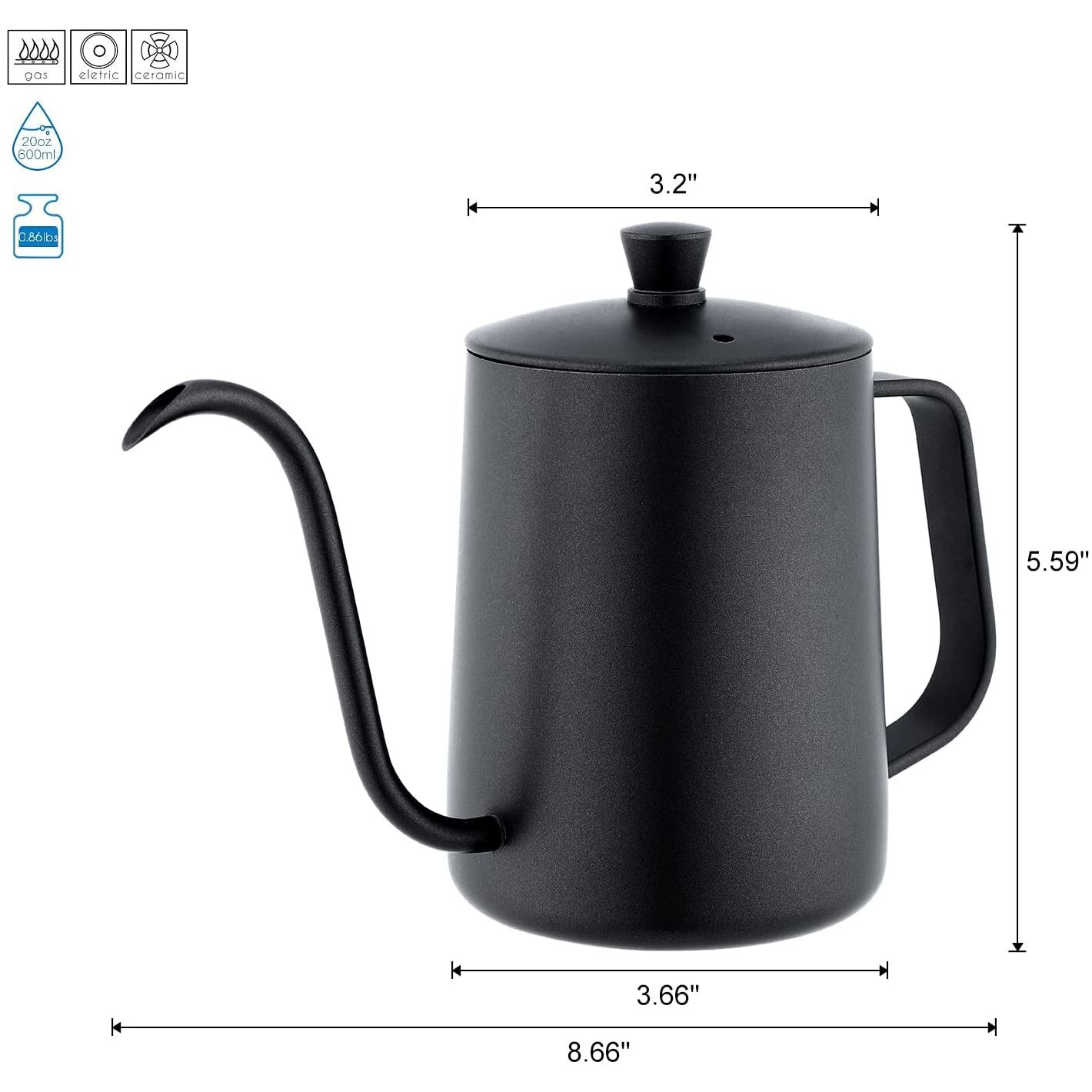 Ibric Kettle Edream 600 ml - eMAG.ro