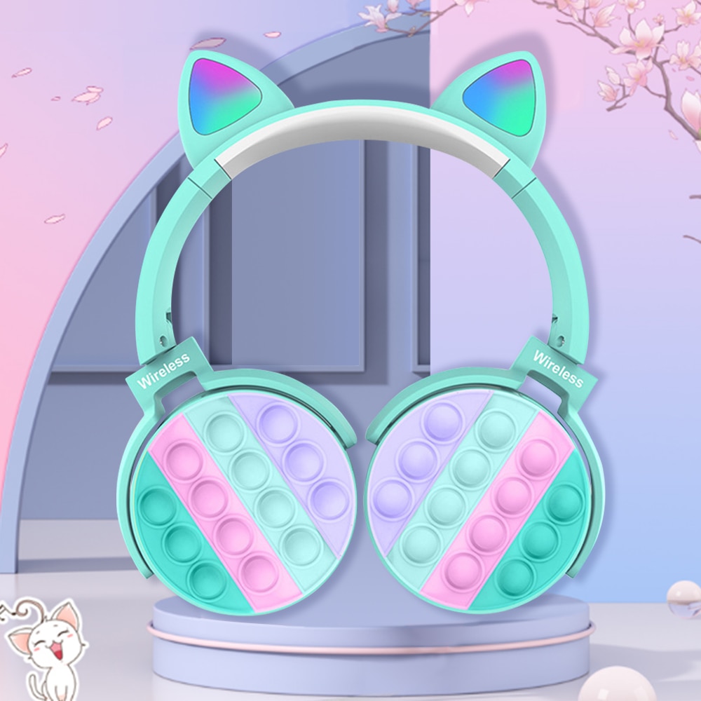 Casti On Ear Gaea, SIHOiSi, CT-950, Bluetooth 5.0, Stereo, Wireless, Verde - eMAG.ro