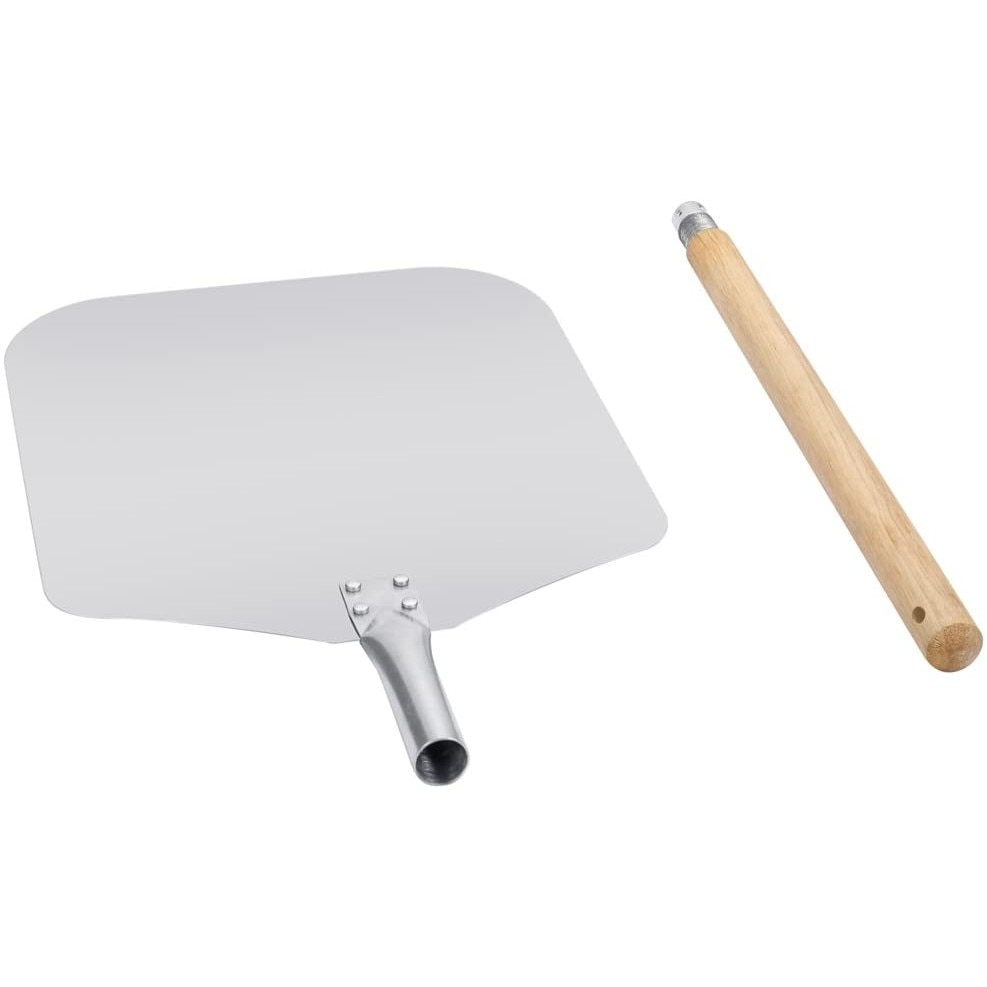 Fa/alumínium pizza paletta, 83,8 x 30,4 cm - eMAG.hu