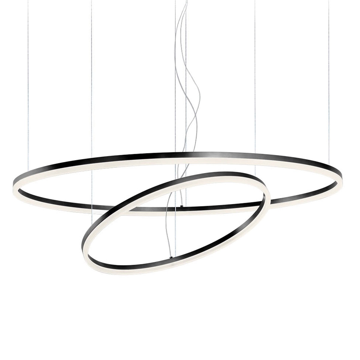 Lustra Interior ORBIT - Art.01-1953, Redo, LED, 42W + 66W - eMAG.ro